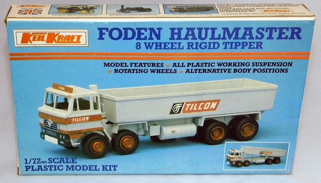 KEIL KRAFT K310 1/72 Foden Haulmaster Tipper Wagon Model Kit - Unmade ...