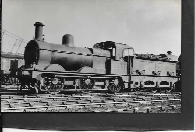 EX-MIDLAND RAILWAY JOHNSON 1873 CLASS 0-6-0 No.3360 AT BURTON SHED, 19 ...