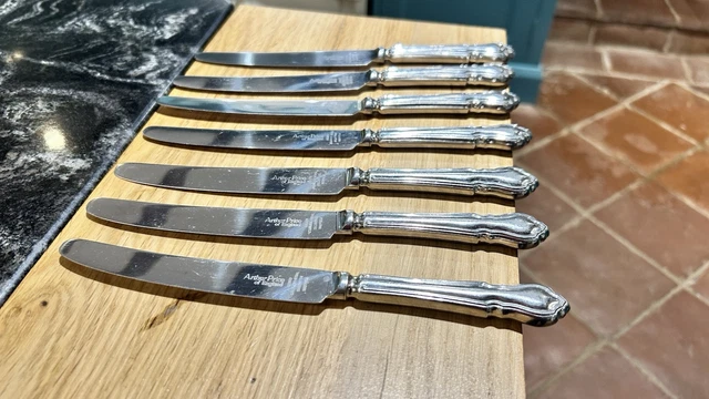 SET OF 7 Arthur Price table knives with Dubarry handles £2.21 - PicClick UK