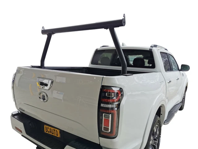 3'' BLACK STEEL Tub Ladder Rack for GWM Cannon 2020-24 150kg Loading ...