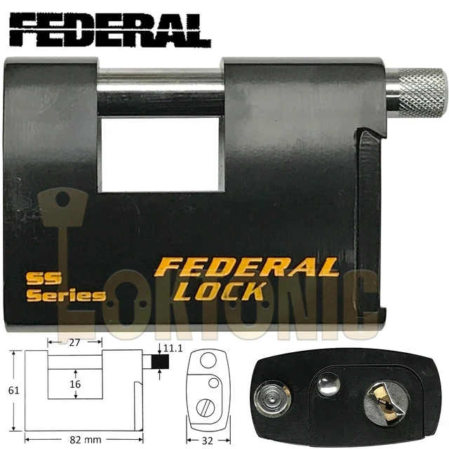 FEDERAL FD731 HEAVY Duty Rectangular Roller Shutter Van Shed Chain ...