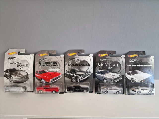 HOT WHEELS JAMES Bond 007 Car Collection Complete Set Unboxed £30.00 ...
