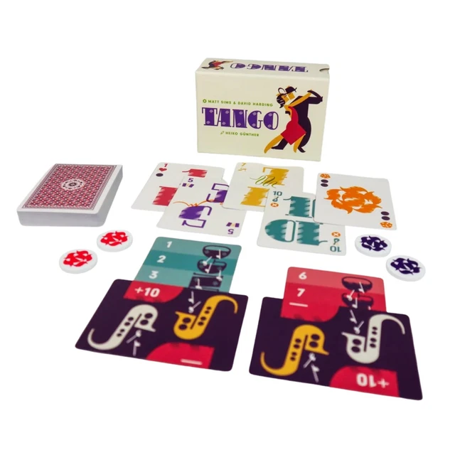 TANGO CARD GAME - Fast-Paced Competitive Dance Duel, Two-Player Trick ...