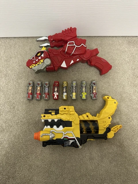 POWER RANGERS DELUXE Dino Charge Morpher And Dino Super Charger T-rex ...