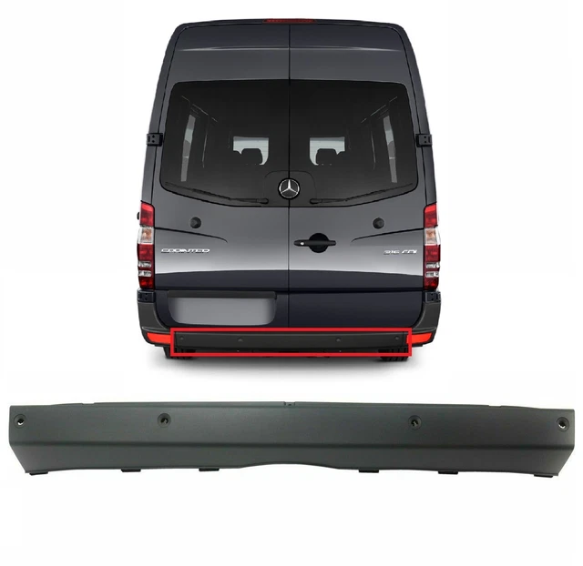 FITS 2010-2018 MERCEDES Sprinter 2500 3500 Rear Bumper With Parking ...