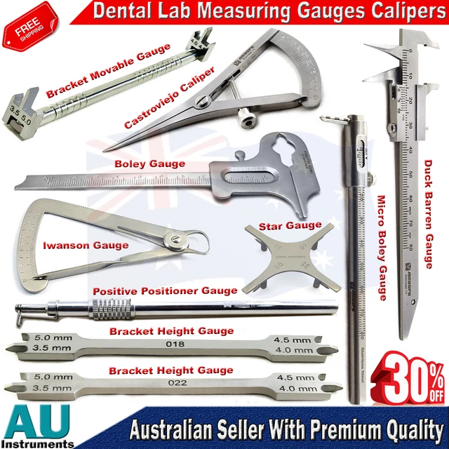 DENTAL ORTHO LAB Gauge Measuring Caliper Bracket Height Castroviejo ...