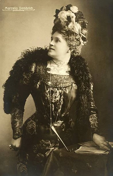 OPERA SINGER POLISH Soprano Marcella Sembrich C1890 Old Photo $9.00 ...