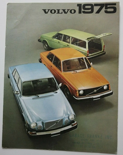 1975 VOLVO FULL Line Dealer Brochure Catalog - English - Canada $15.00 ...