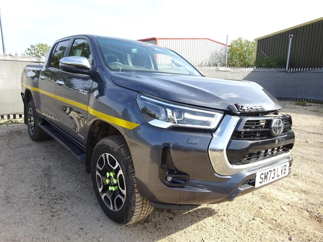 2024 73 REG Toyota Hilux Invincible D-4D 4Wd Diesel Auto Damaged ...
