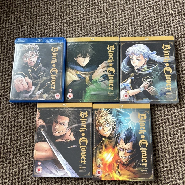 BLACK CLOVER SEASON 1 Part 1-5 Blu-Rays £70.00 - PicClick UK