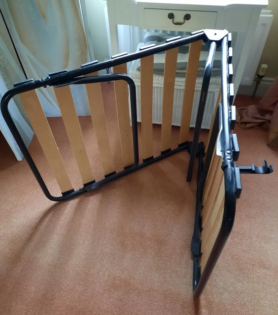 JAY-BE-SINGLE-FOLDING WOODEN SLATS /Metal Bed Base - Frame £24.99 ...