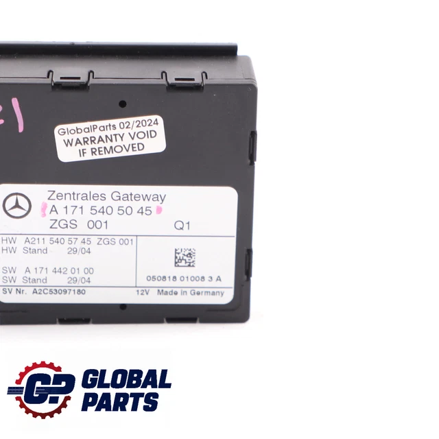 MERCEDES SLK R171 Central Gateway Module ECU Control Unit A1715405045 ...