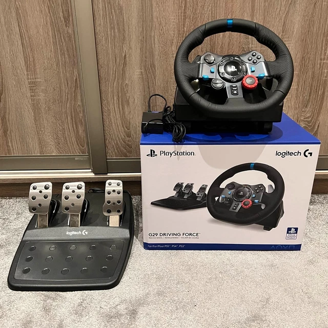 LOGITECH G29 DRIVING Force Racing Wheel and Floor Pedals (PS5/PS4/PC ...
