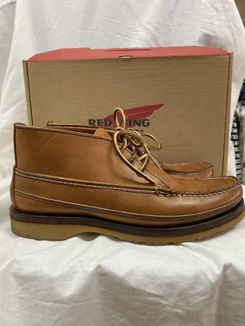 RED WING MOCCASIN Boots 7.5 Oro Larose Leather Excellent Condition £302 ...