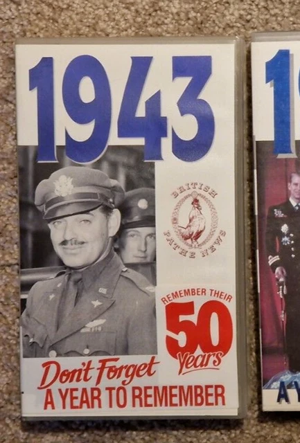 A YEAR TO Remember VHS Video 1943 £3.99 - PicClick UK