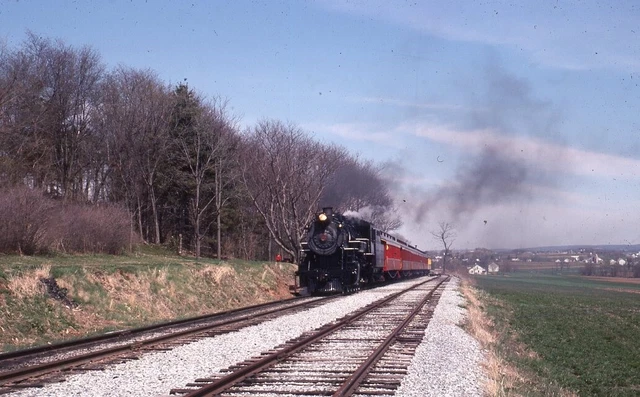 STRASBURG RAIL ROAD Railroad Train Steam Locomotive 90 Original 1978 ...