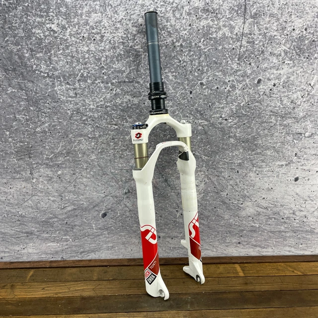 VINTAGE ROCK SHOX Sid Team Fork Dual Air Disc 1 1/8 Threadless 26 Black ...