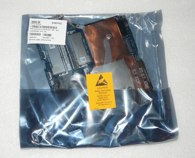 NEW DELL ALIENWARE M15 R6 MOTHERBOARD i7 11800 4.6GHz RTX NVIDIA 3060 ...