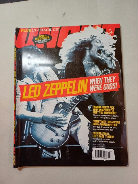 UNCUT MAGAZINE JIMMY Page Led Zeppelin Robert Plant July 2002 £2.28 - PicClick UK