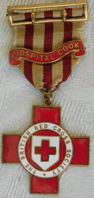 WW1 WW2 WORLD War One Two ? British Red Cross Society Hospital Cook ...