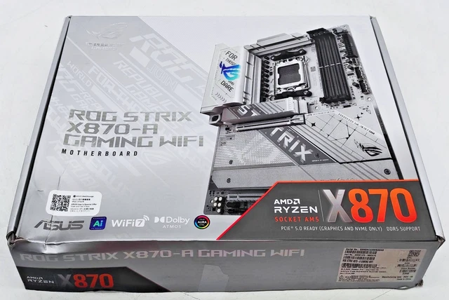 ASUS REPUBLIC OF Gamers Rog Strix X870-A Wifi Am5 Gaming Motherboard ...