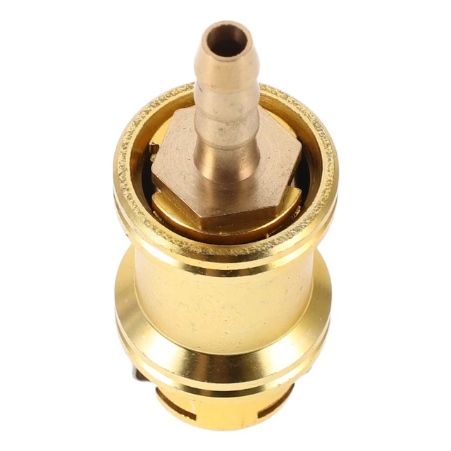 SELF-LOCKING TIRE AIR Valve Adapter - Plug Inflator Nozzle 0.6mm Chuck ...