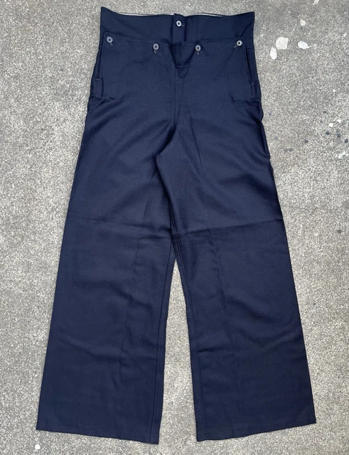 VTG 1944 WW2 Australian Royal Navy Wool Sailor Uniform Trousers ...