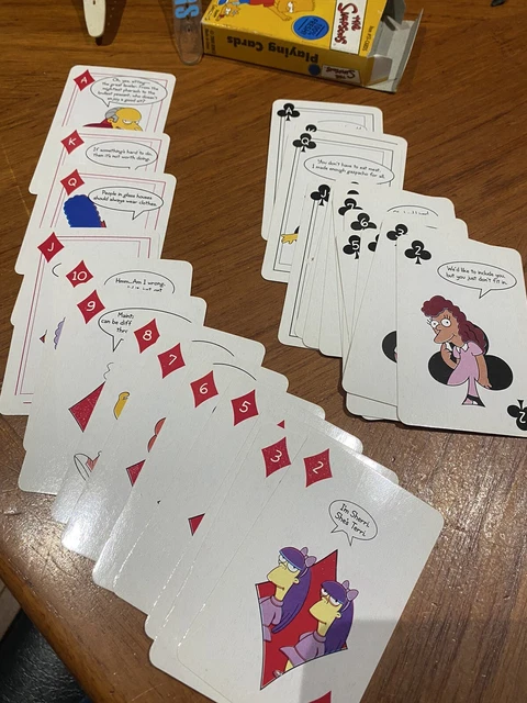 2000 THE SIMPSONS Playing Cards-Y2K Complete Deck $12.00 - PicClick CA