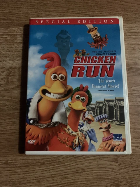 CHICKEN RUN (DVD, 2000, Widescreen) Special Edition Family Animated ...