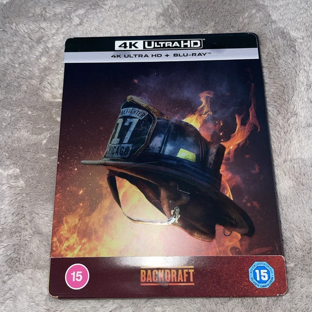BACKDRAFT (1991) - 4K UHD Blu-ray Steelbook - Kurt Russell - De Niro ...