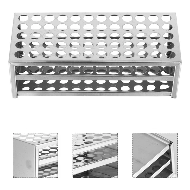 STRUMENTI DA LABORATORIO scolastico rack per tubi supporto provette ...
