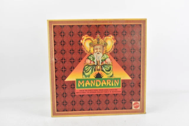 MATTEL MANDARIN BOARD Game Vintage 1990 In Original Box Seems Complete ...
