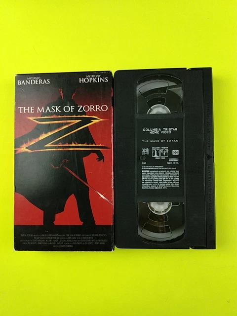 THE MASK OF Zorro (VHS, 1998, Standard Version)-038 $5.76 - PicClick CA