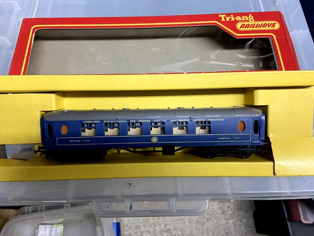 TRIANG HORNBY R625 Sncf Blue Continental Pullman Sleeping Car Boxed £ ...