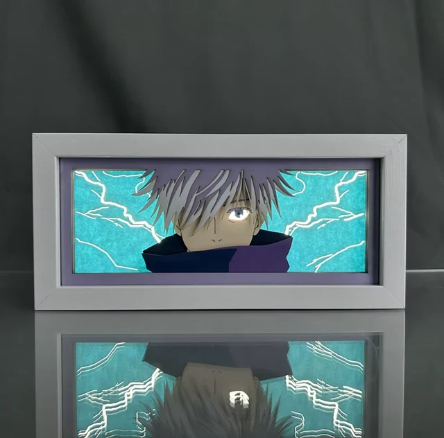 JUJUTSU KAISEN SATORU Gojo USB LED Light Box Anime Manga Decor Night ...