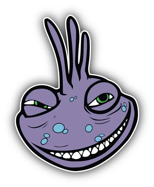 AUTOCOLLANT PARE-CHOCS POUR visage Monsters Inc dessin animé Randall ...