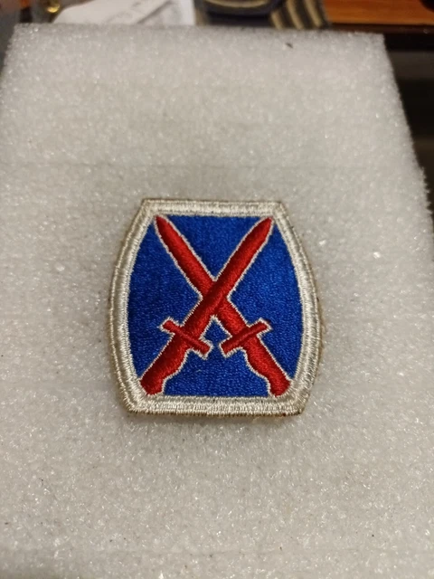 SUPERBE PATCH ARMEE us 10th INFANTRY DIVISION ww2 original EUR 8,00 ...