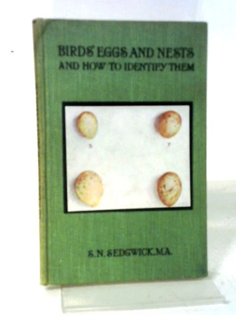 BIRD'S EGGS AND Nests And How To Identify Them (S.N. Sedgwick - 1926 ...