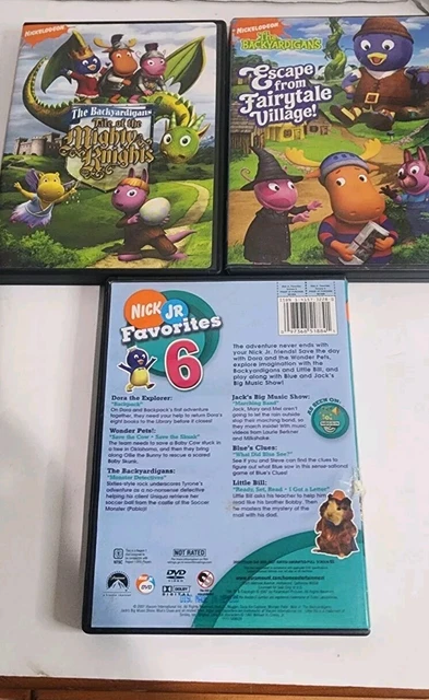 THE BACKYARDIGANS NICKELODEON Assorted DVD 3 Backyardigans Adventures £ ...