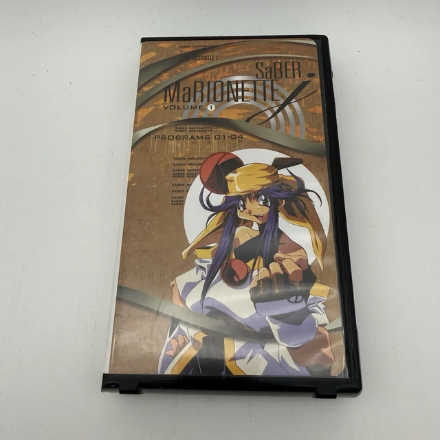 SABER MARIONETTE VOLUME 1 VHS Anime 1998 £22.54 - PicClick UK