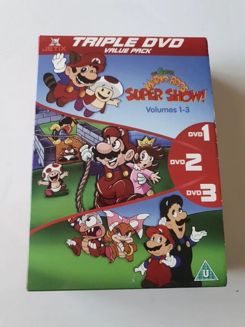 THE SUPER MARIO Bros Super Show! Volumes 1-3 Triple DVD Value Pack £29. ...