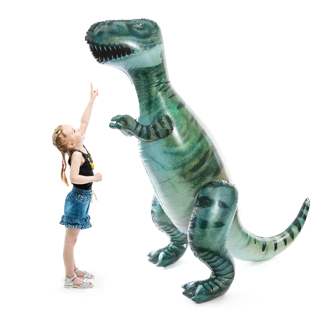 GIANT INFLATABLE DINOSAUR 6Ft Pre Historic Jurassic Party Blow Up Toy T ...