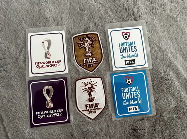 PATCH FIFA WORLD CUP Qatar 2022 Coupe monde kit thermocollant 22 UEFA ...
