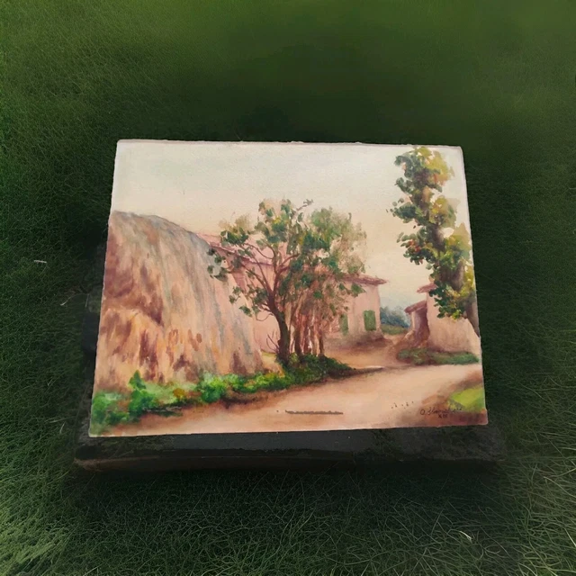 ANCIENNE AQUARELLE PAYSAGE Signé O. Blanchard EUR 30,00 - PicClick FR