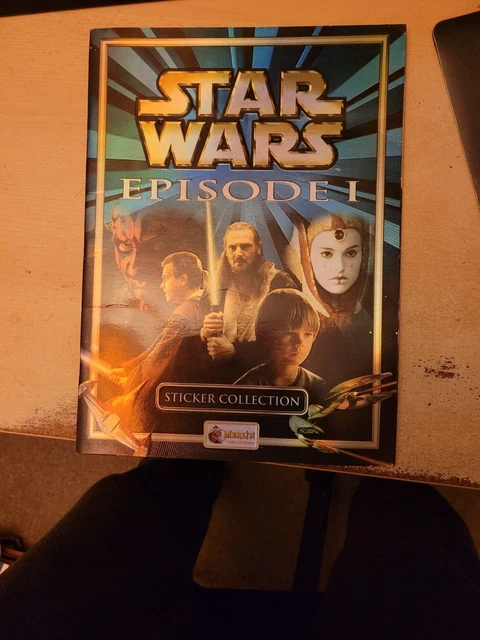 MERLIN COLLECTIONS STAR WARS EPISODE 1 Sticker Collection Book EUR 0,69 ...