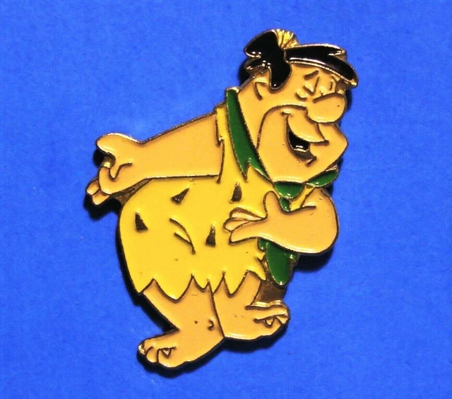 Flintstones Fred Flintstone Hanna Barbera Cartoon Vintage Lapel 7666