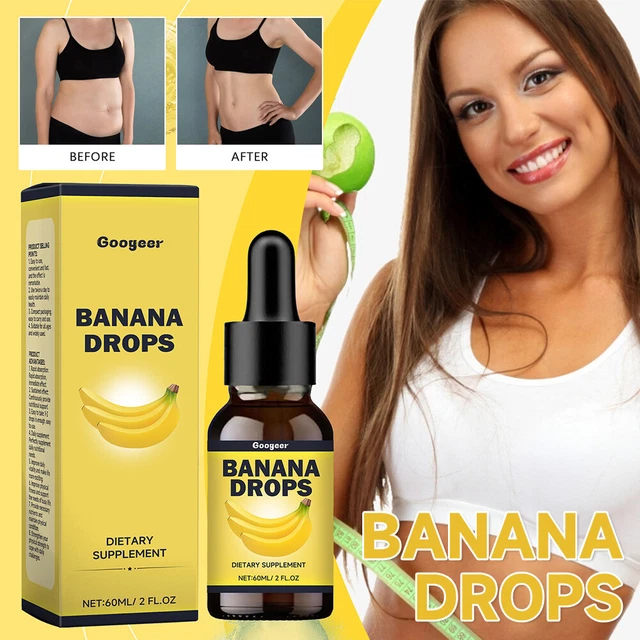 60ML BANANA DROPS Extract Liquid Burn Drops Dietary Supplements for ...