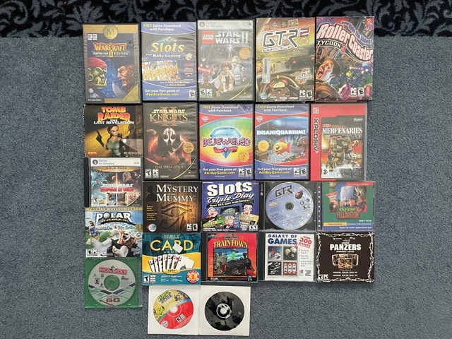 LOT OF 23 PC Video Games Windows CD DVD Rom Vtg. Computer Games For the ...