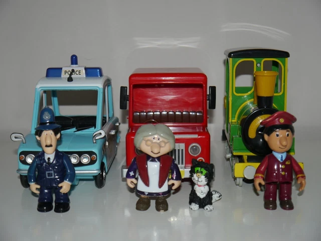 POSTMAN PAT TOYS Large Friction Van Police Car Rocket 4 Figures _ B12 £ ...