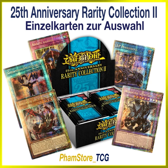 YUGIOH! 25TH ANNIVERSARY Rarity Collection II (QCSCR) Einzelkarten zur Auswahl. EUR 70,00 ...